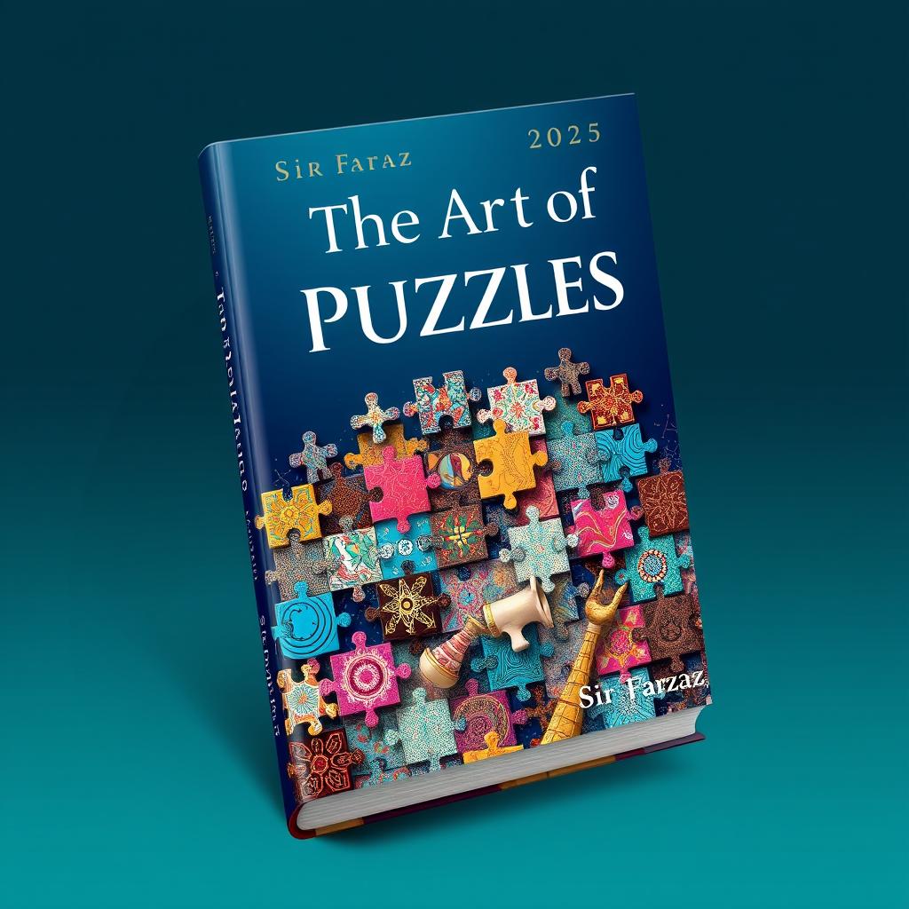 'The Art of Puzzles' - Captivating Book Cover Design