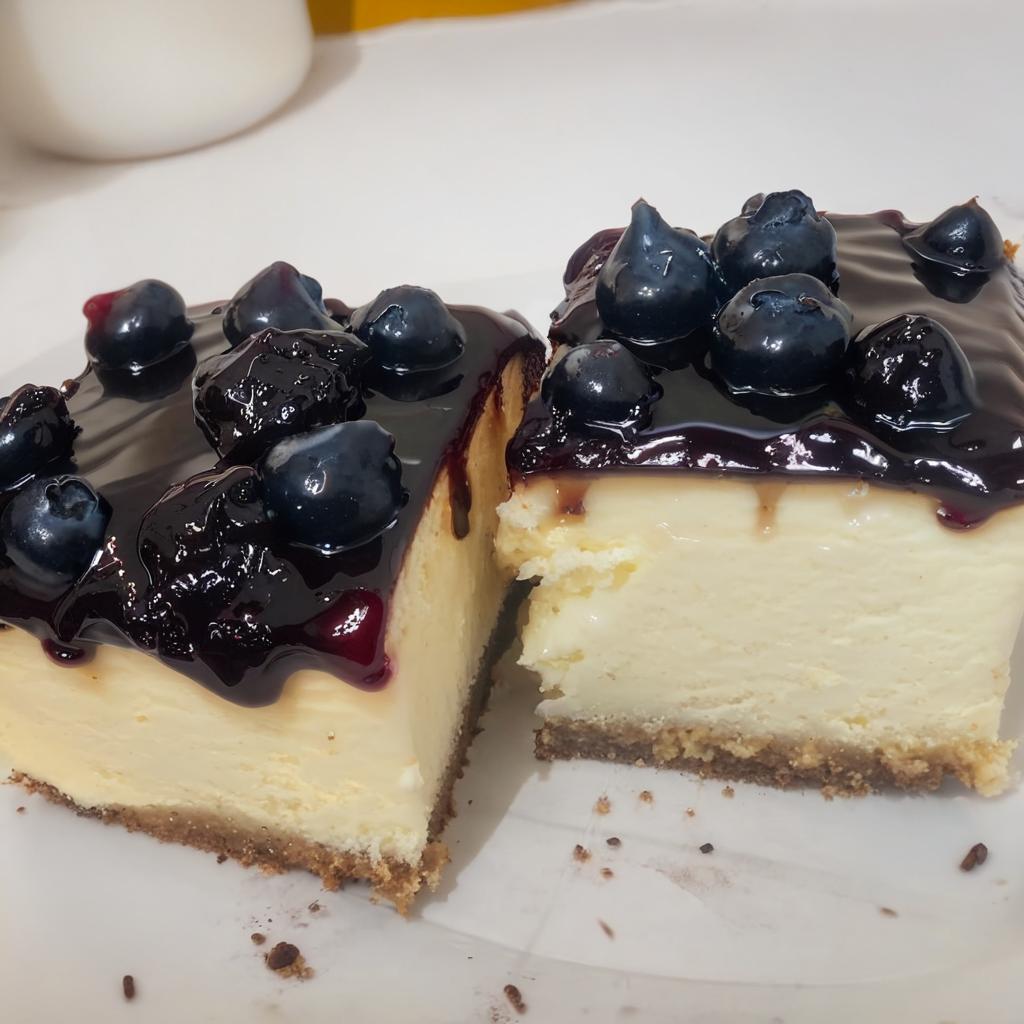 Indulge in Blueberry Cheesecake Bliss