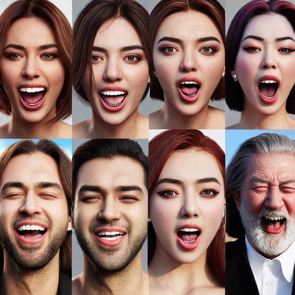 Capture the Joy: A Vibrant Emotion Collage