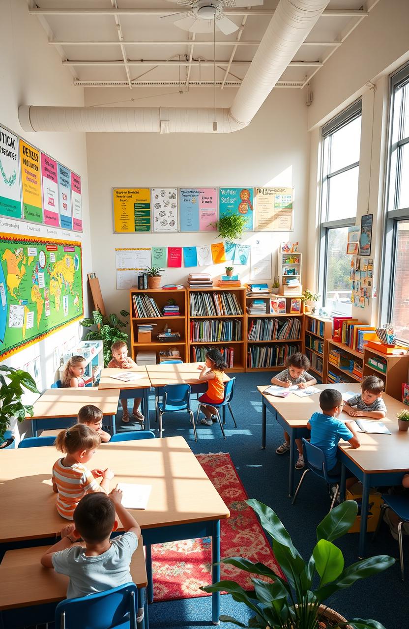 Unlock Learning: A Vibrant Classroom Experience