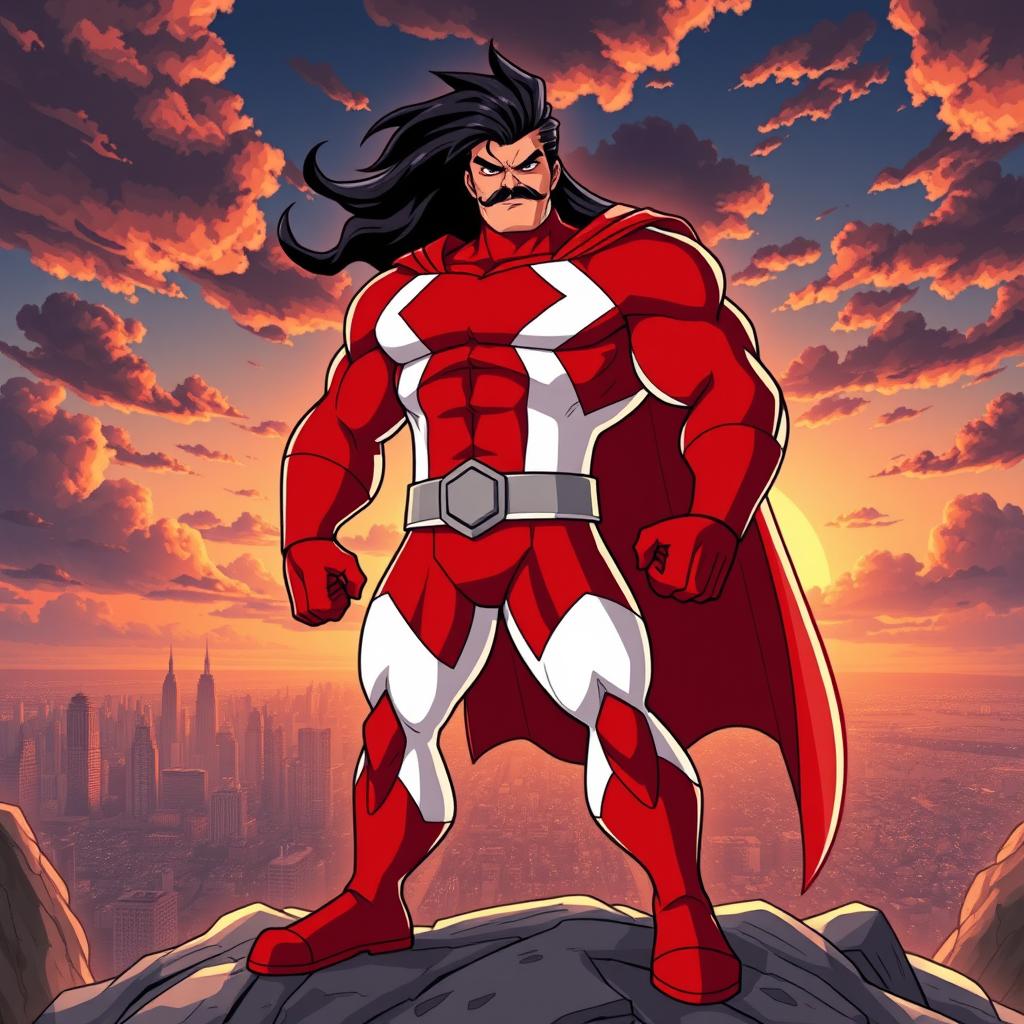 Unleash the Hero Within: Bold Muscular Superhero