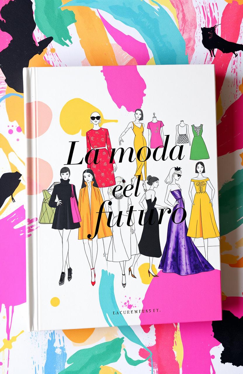 Modern Fashion Design Book Cover - La moda es el futuro