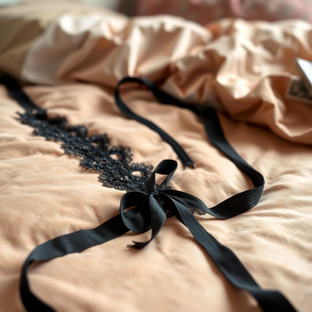 Elegance Redefined: Luxurious Black Garter Belt