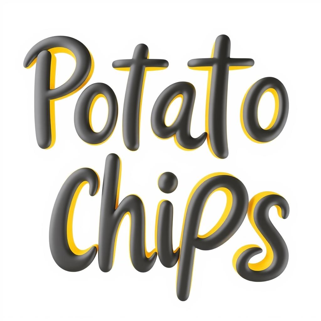 Crunch Into Flavor: 3D 'Potato Chips' Design