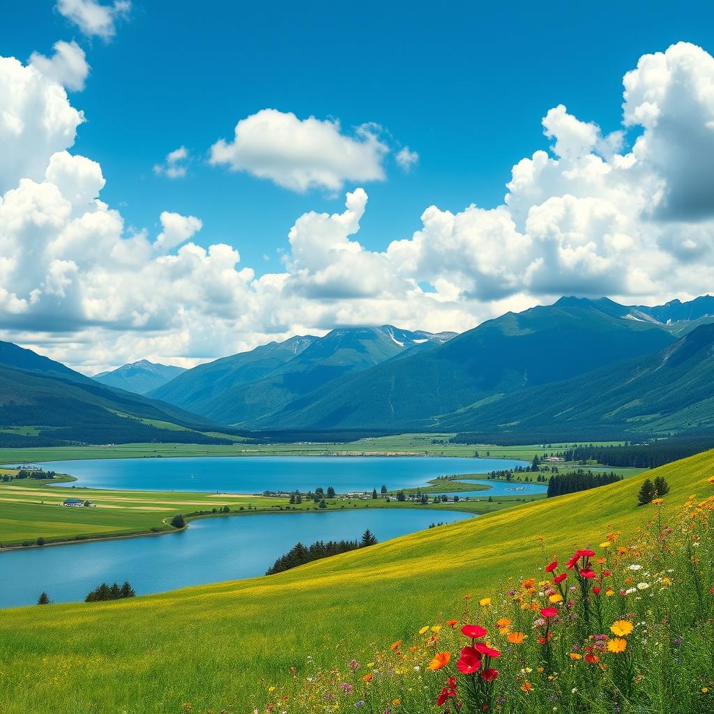 Stunning Landscape: A Perfect Day in Nature