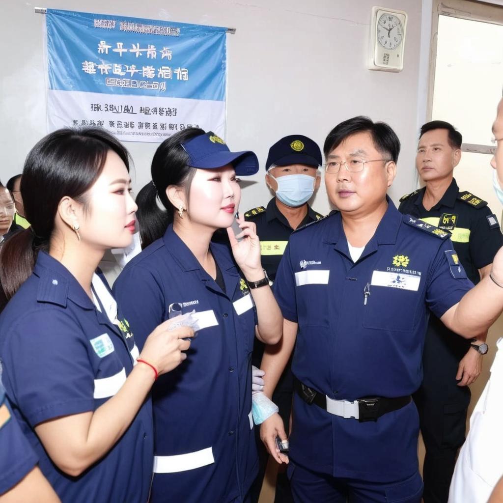 Unity in Action: Officer and Nurse Team Up