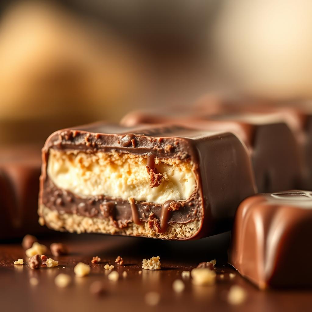 Indulge in the Tempting Beauty of a Revel Bar - Close-Up Photography