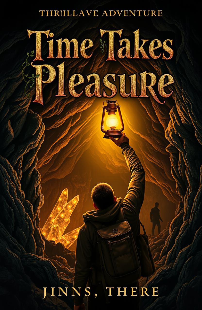 Exciting Book Cover Design for 'Time Takes Pleasure' - A Thrilling Cave ...