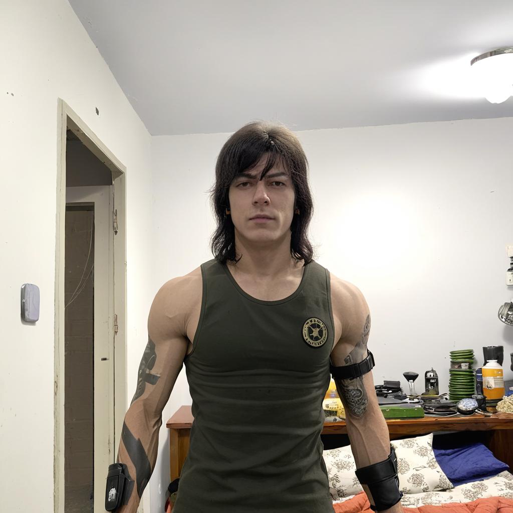 Combat-Ready Military Operator in Tactical Gear | Idyllic