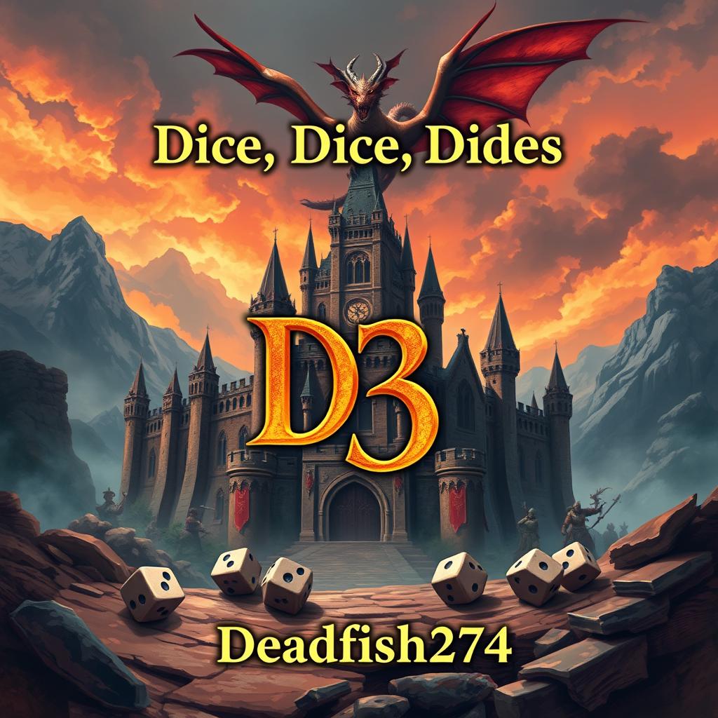 Dice, Dice, Dice: Enchanting Fantasy Book Cover Design