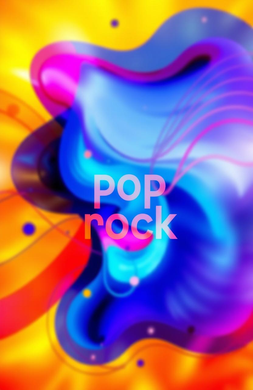 Vibrant Pop Rock Album Cover Inspired by Gustavo Cerati