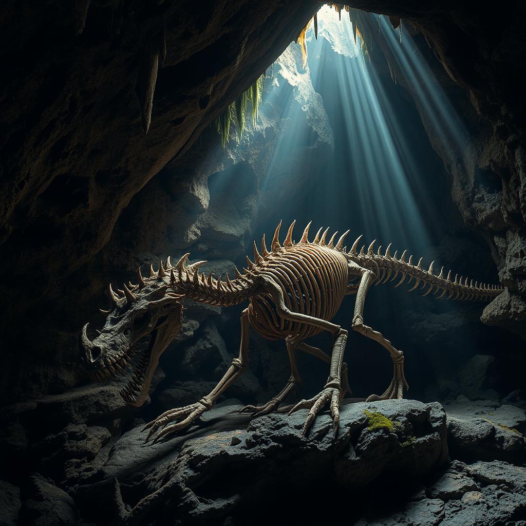 Discover the Mystical Cave of Petrified Dragon Remains