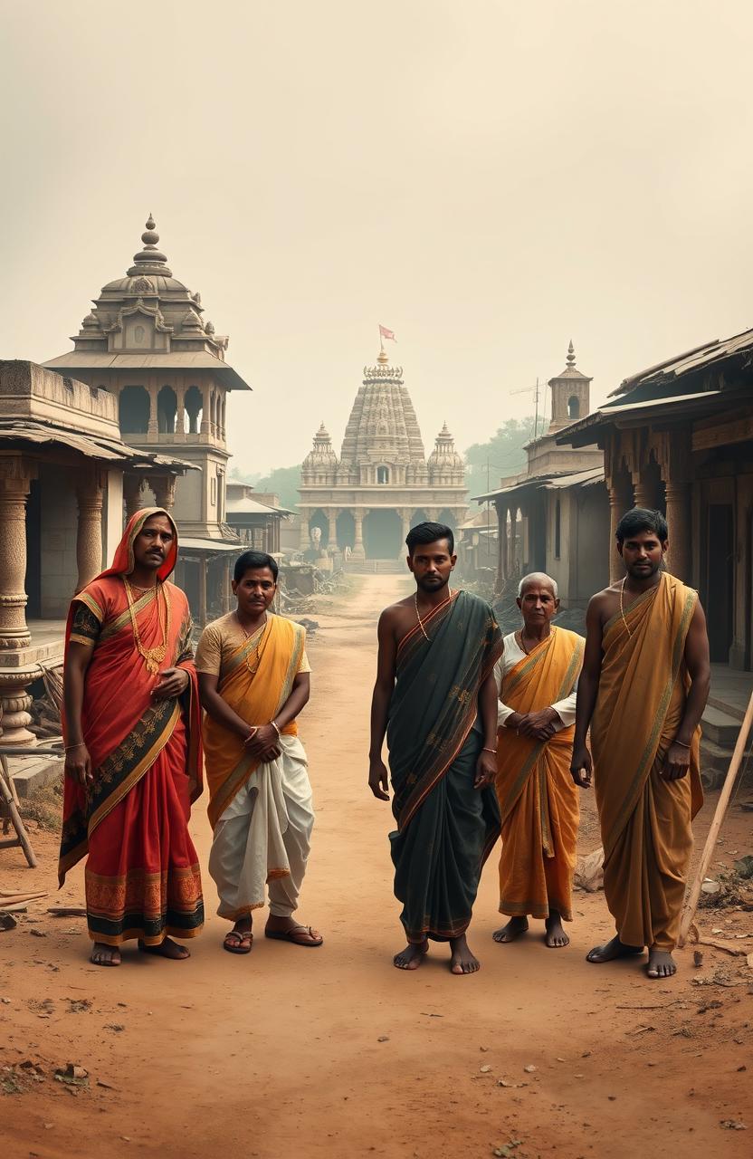 Visual Commentary on Untouchability and Caste Hierarchy in India