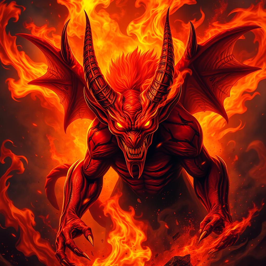 Unleash the Inferno: Fearsome Demon Awaits