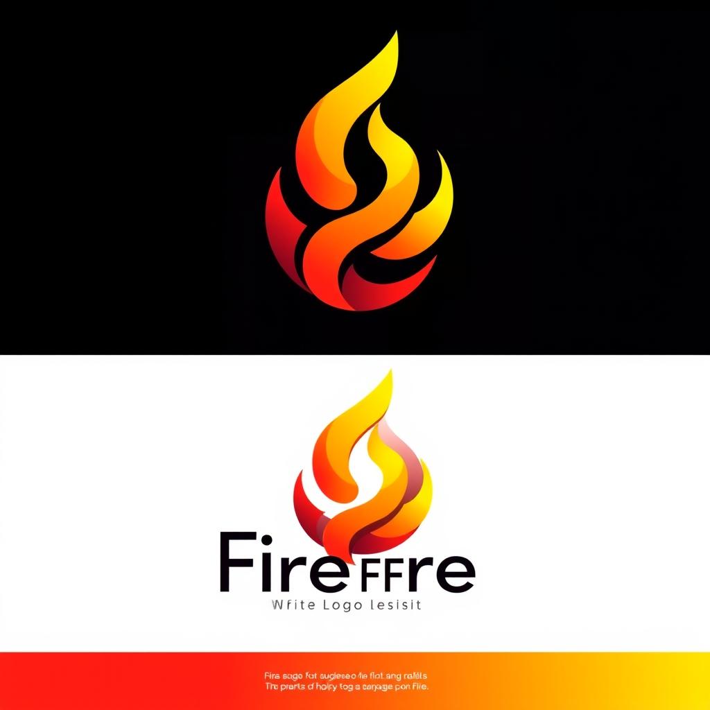 Dynamic Fire Element Logo Design