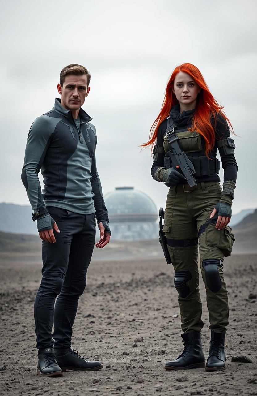 Epic Duos: The Futuristic Fighter Couple