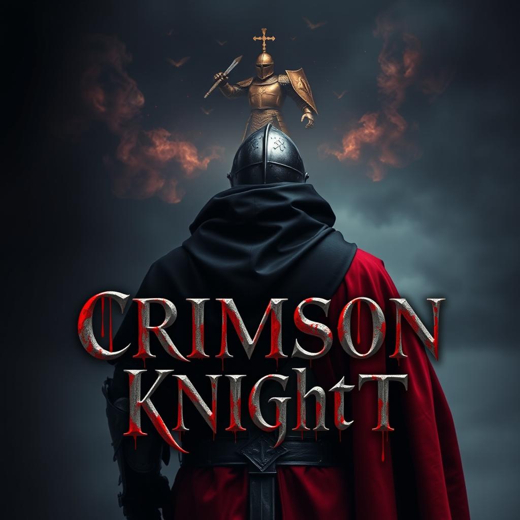 Fearless Crimson Knight: Embrace the Dark
