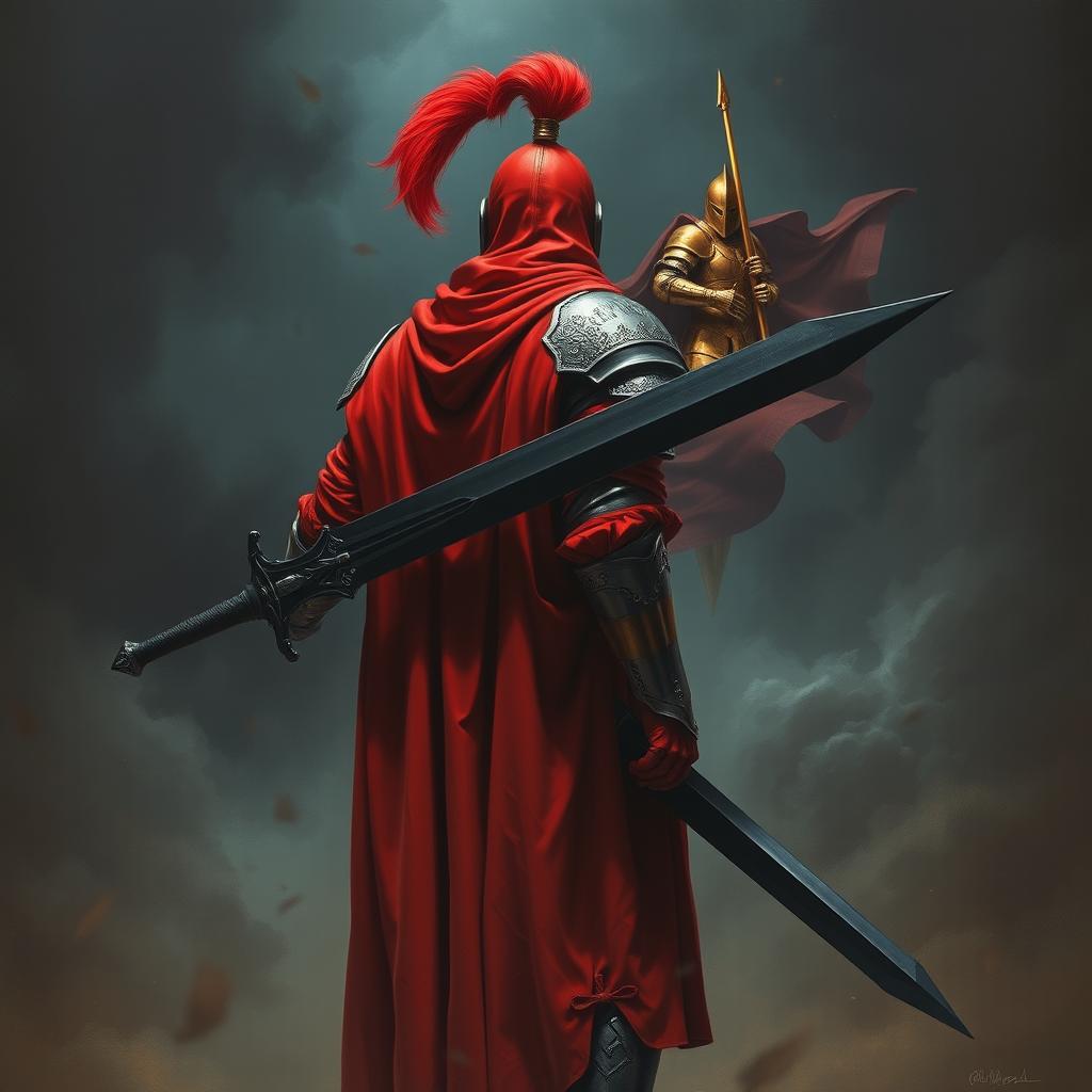 Crimson Armor Knight | Medieval Warrior