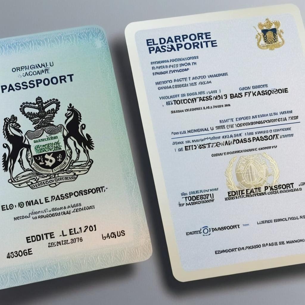 Create a Realistic Belize Passport Design with AI | Idyllic