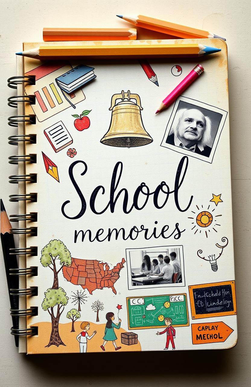 Nostalgic School Life Memories Book Cover
