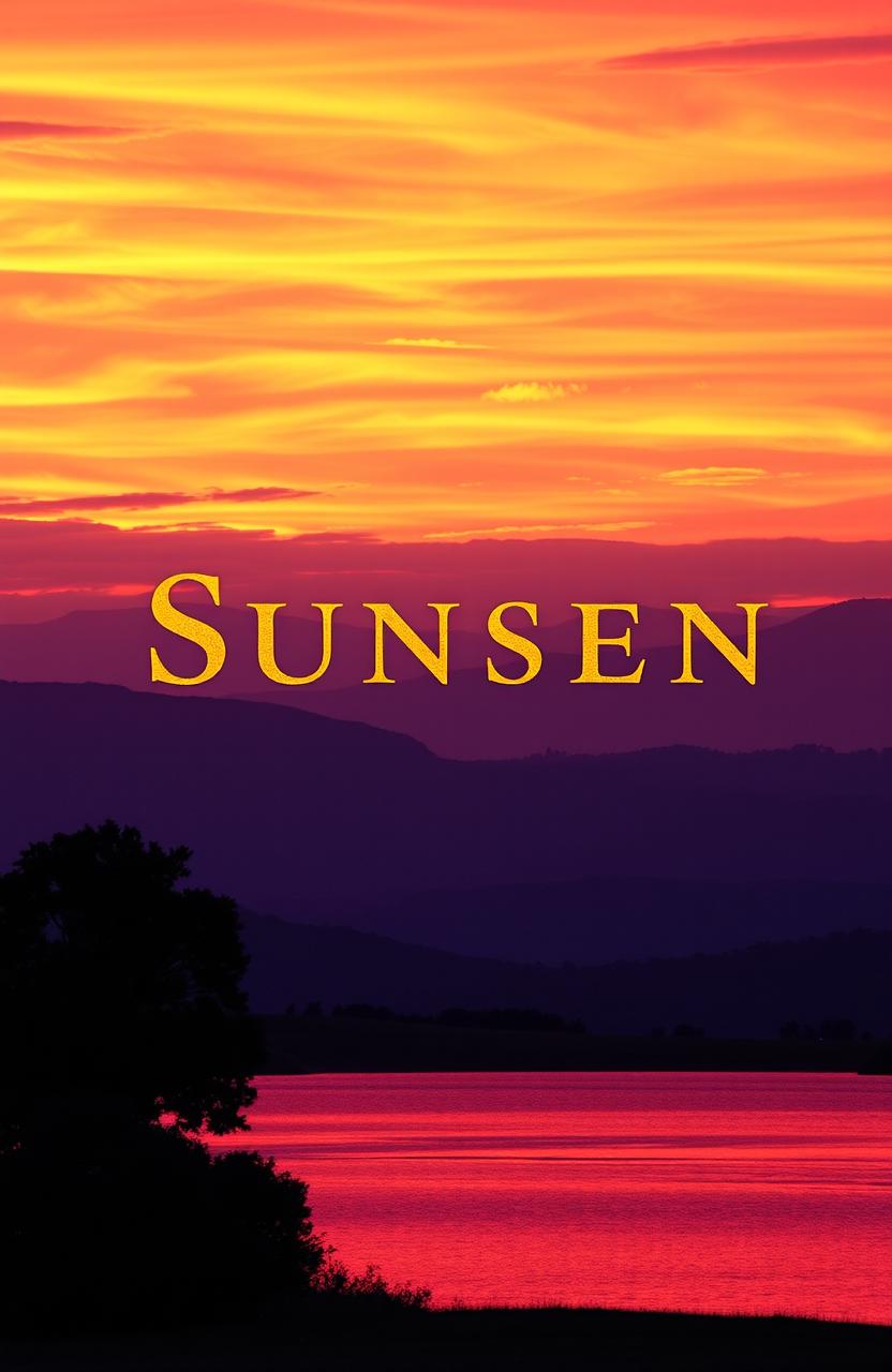 Enchanting Sunset Hills Book Cover Design