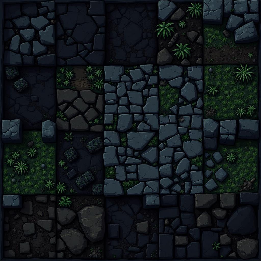 Create Your World: Dark Fantasy RPG Tile Set