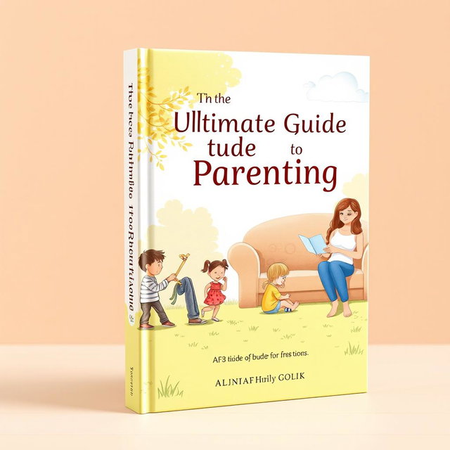 The Ultimate Guide to Parenting - Vibrant Book Cover Design