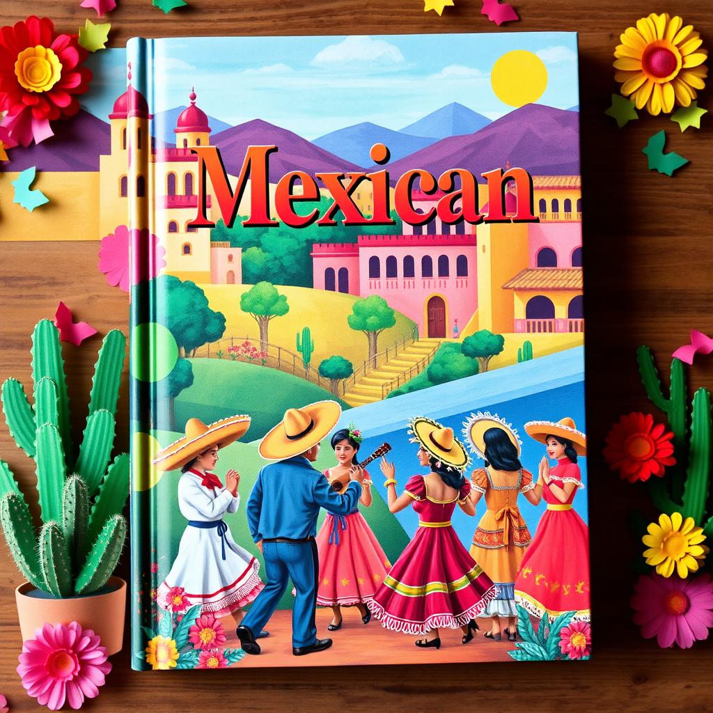 Vibrant Mexican-Themed Book Cover