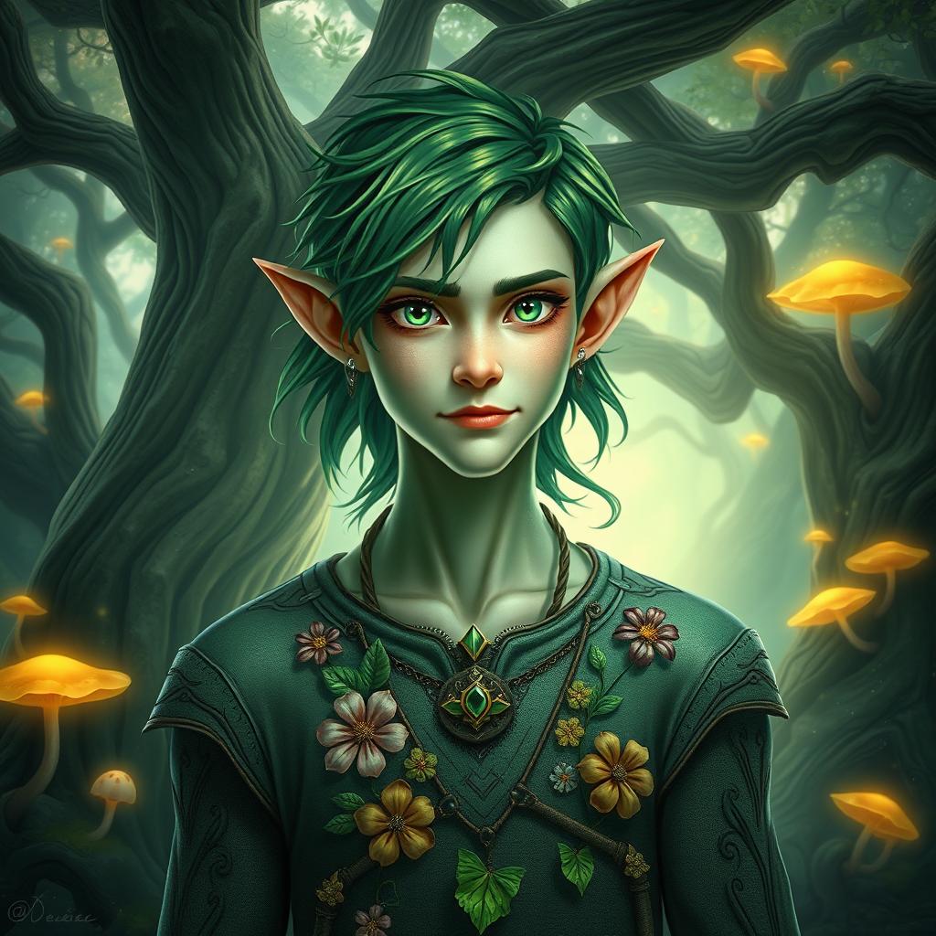 Discover the Striking Fey Elf in Enchanted Forest