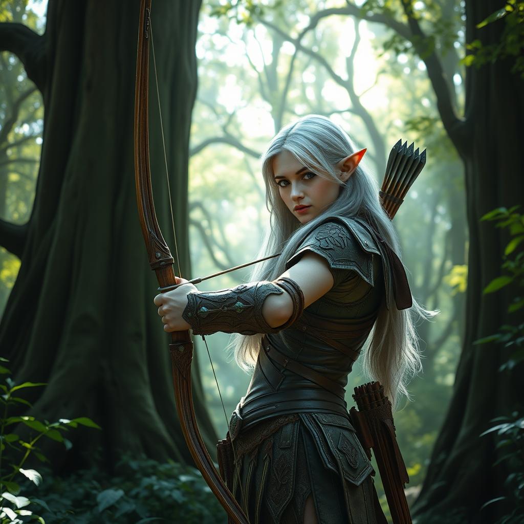 Majestic Elf Ranger: Nature's Guardian