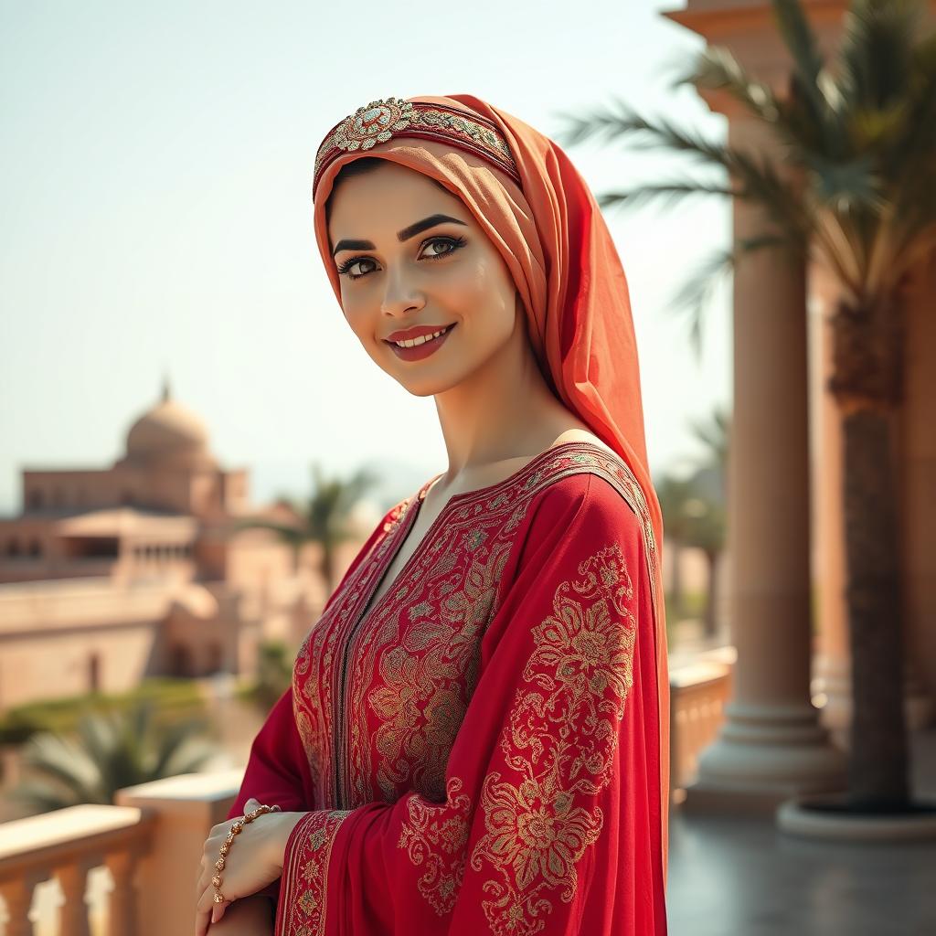 Elegance Rediscovered: Qatari Woman in Traditional Attire