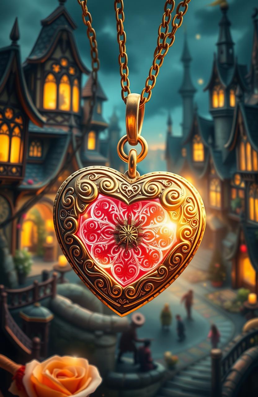 Enchanting Princess Heart Locket