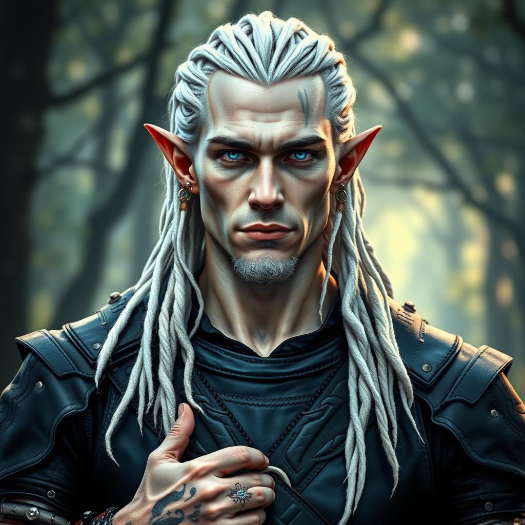 Confident Male Elf Battle Ranger