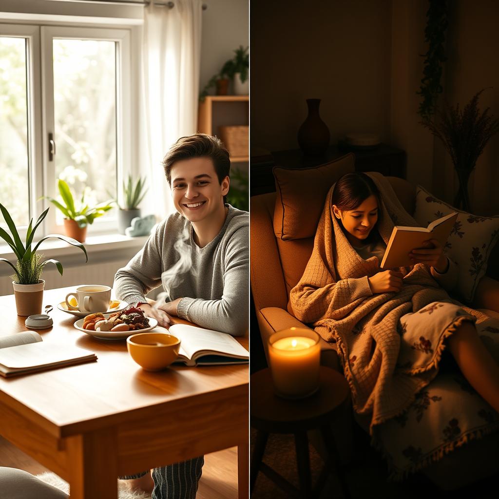 Morning and Evening Routines: Embrace Balance in Your Cozy Home