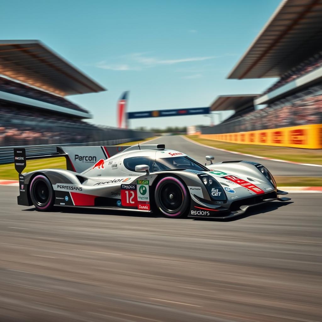 Unleash Speed: LMP1 Racing Car in Action