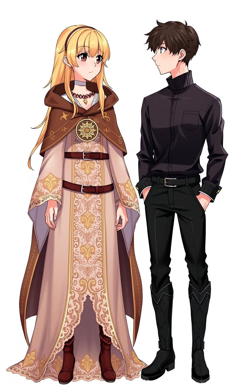 Captivating Anime Portrait of Enchanted Characters