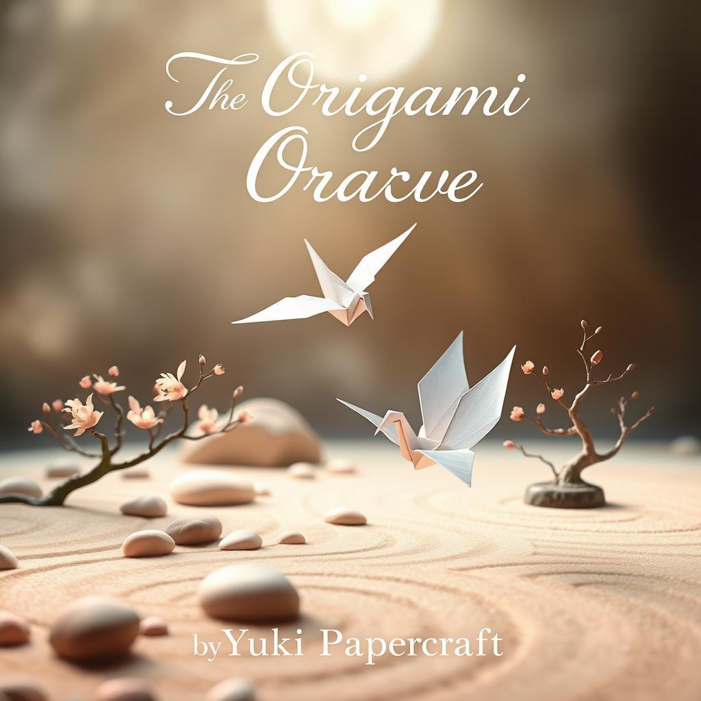 The Origami Oracle: A Captivating Book Cover Design