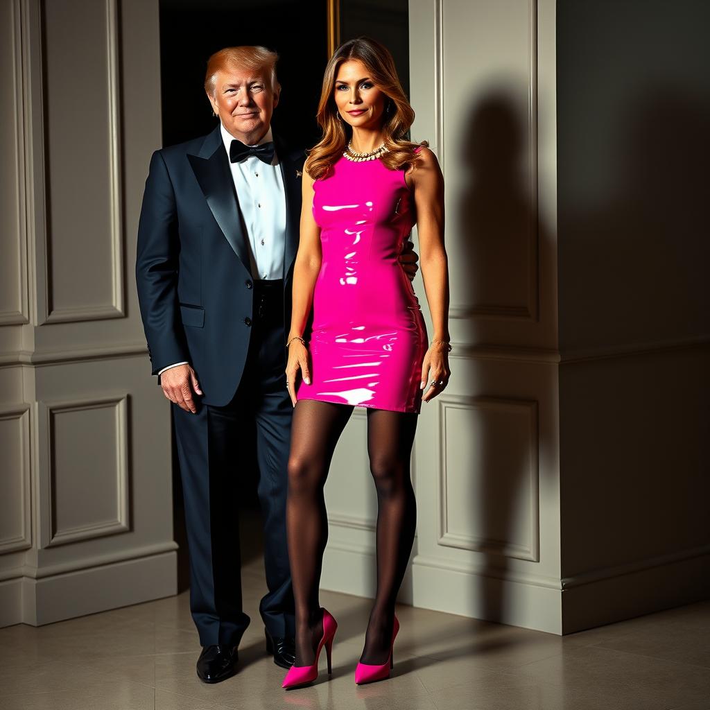 Donald Trump: A Portrait of Style and Elegance in Tuxedo