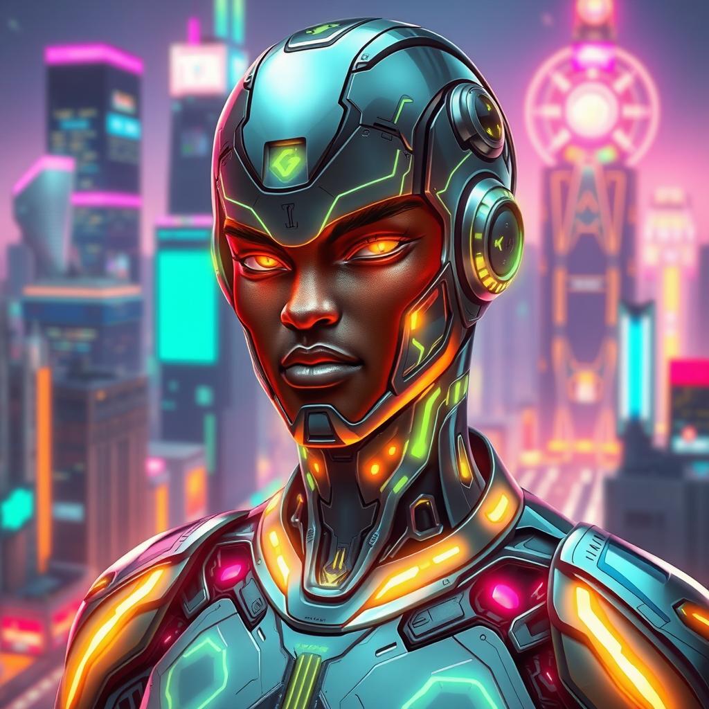 George Droyd: A Futuristic Cyborg Inspired by George Floyd