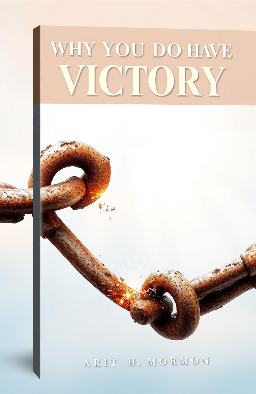 Book Cover Design for 'Why You Don't Have Victory' - A Spiritual Journey