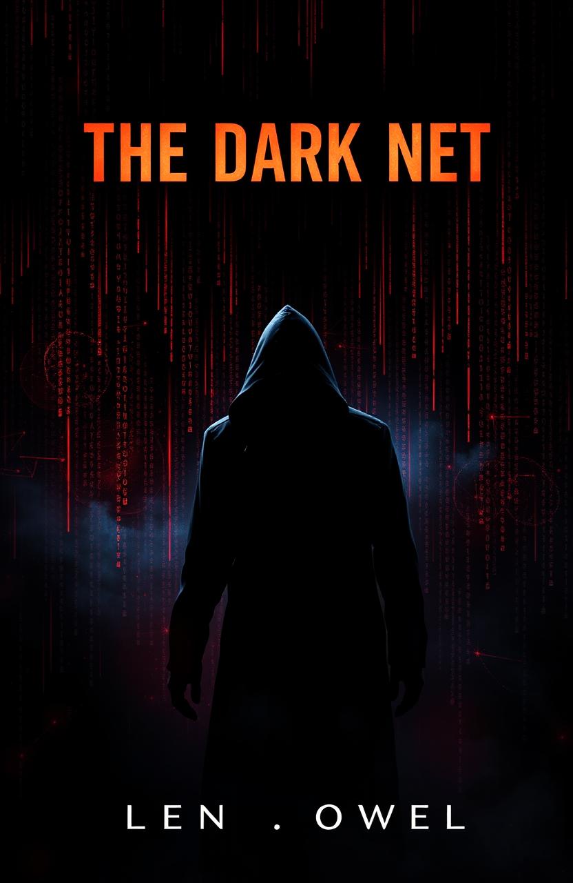 The Dark Net Book Cover Design - A Suspenseful Exploration of the Dark Web