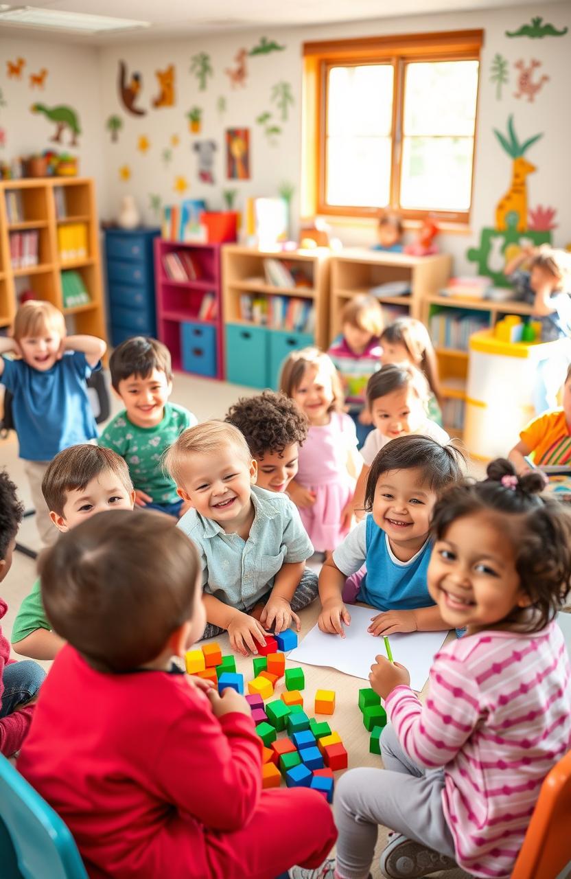 Joyful Kindergarten Classroom: A Vibrant Learning Environment