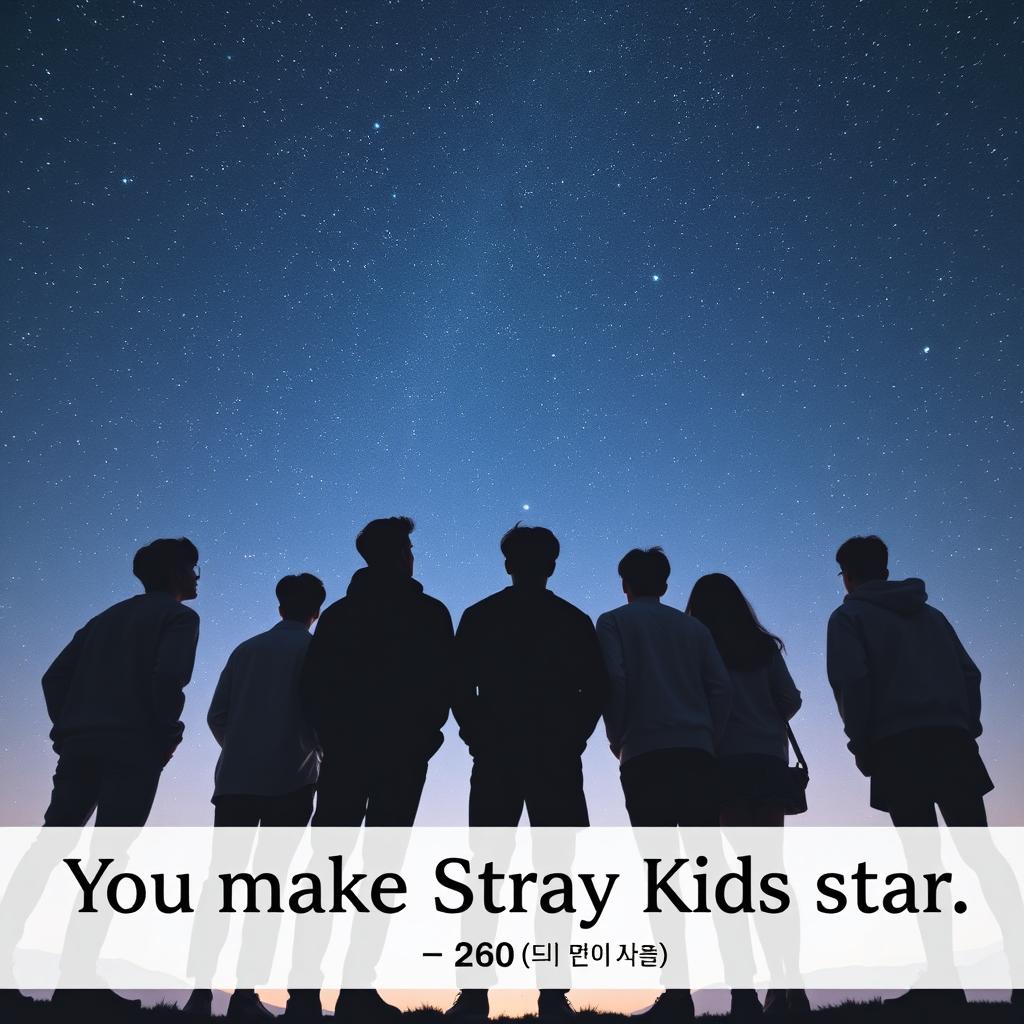 Captivating Starry Night with Stray Kids Inspiration