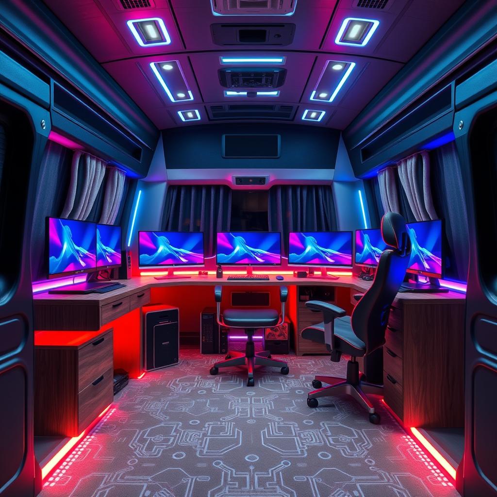 Innovative Van Interiors for Broadcasting & Streaming