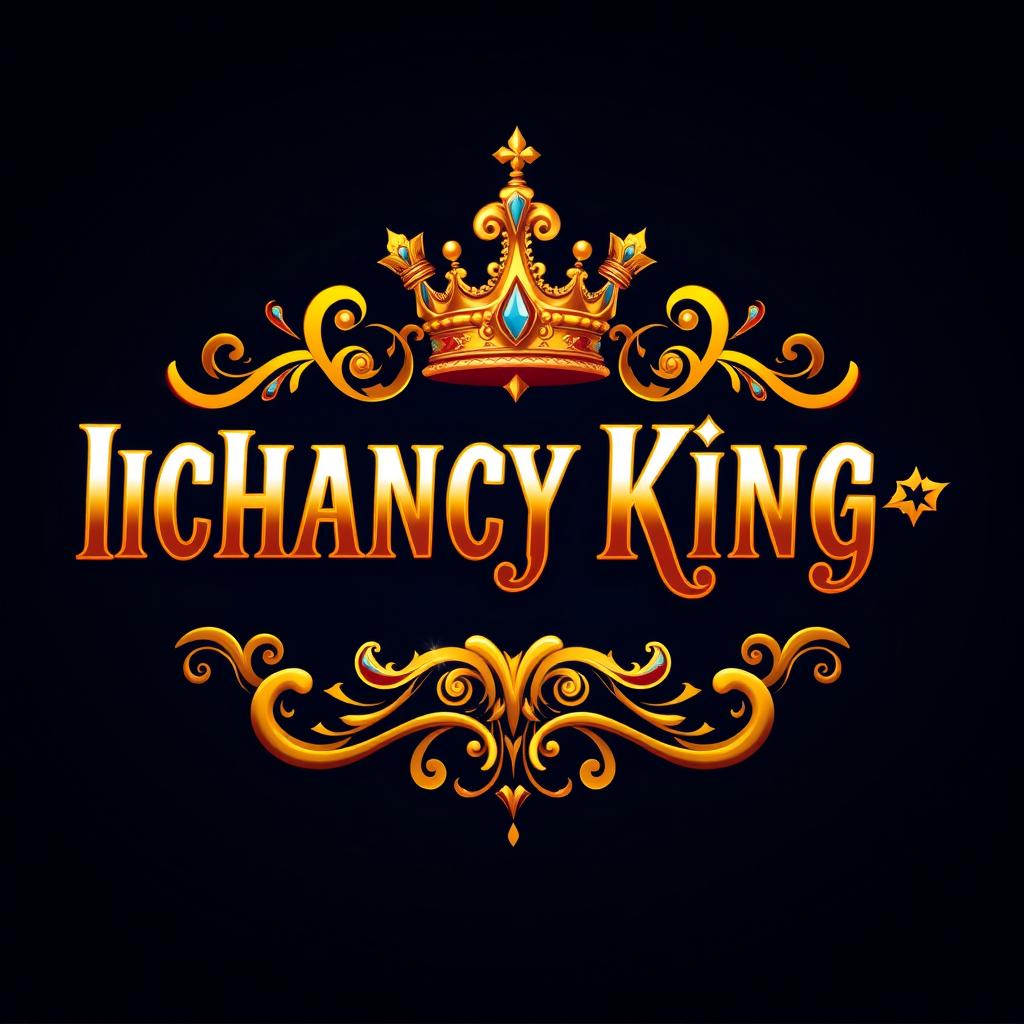 Exquisite Logo Design for Ichancy King 👑 | Royal Elegance & Creativity