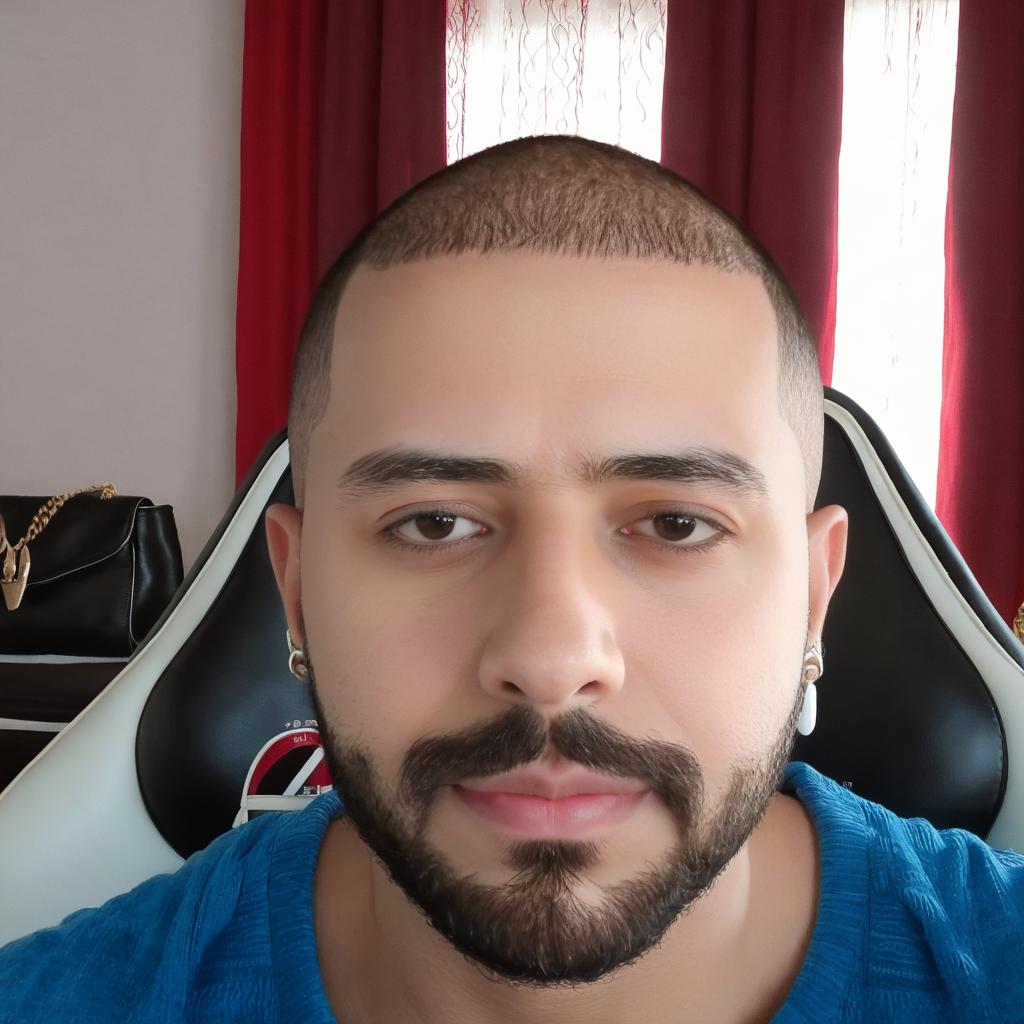 Cozy Portrait of a Man in a Comfortable Setting