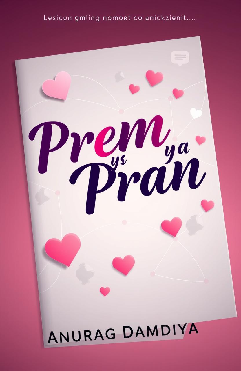 Prem ya Pran: Captivating Book Cover Design for Contemporary Romance