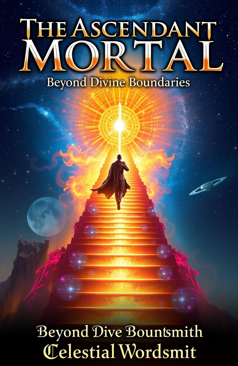 The Ascendant Mortal: Beyond Divine Boundaries - High Fantasy Novel Cover