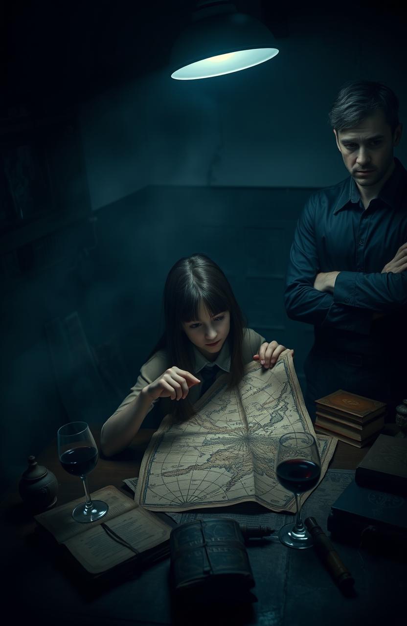 Suspenseful Scene: The Secrets of an Ancient Map