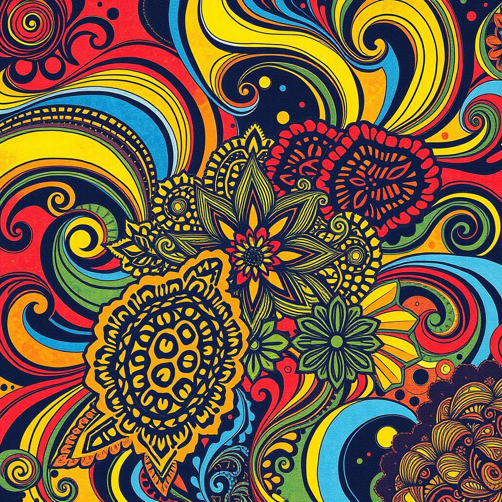 Modern Batik Design: Vibrant Patterns & Bold Colors